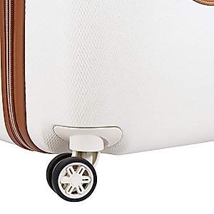 DELSEY Paris Chatelet Hard+ Hardside Luggage with Spinner Wheels, Champagne White, 2 Piece Set 21/28