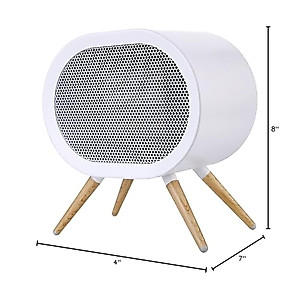 Space Heater, 1000W Small Space Heaters for Indoor Use, PTC Fast Heating Ceramic Heater, Portable Space Heater for Office Home Bedroom Bathroom Desk