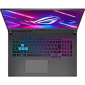 ASUS ROG Strix G17 GS713 Gaming & Entertainment Laptop (AMD Ryzen 9 7945HX 16-Core, 64GB DDR5 4800MHz RAM, 2x8TB PCIe SSD RAID 0 (16TB), GeForce RTX 4060, 17.3" 240Hz Win 11 Pro) with DV4K Dock