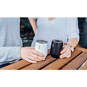 MiiR 10oz Insulated Stemless Wine Tumbler - Spill Proof Press-on Lid, Perfect for Drinks by the Pool, when Camping, at BBQs, and More at Home, on The Go, and Outdoors