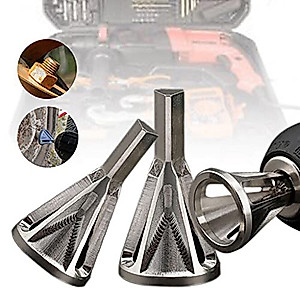 Stainless Steel Deburring External Chamfer Tool Remove Burr Repair Tool for Drill Bit Comfortable and Environmentally