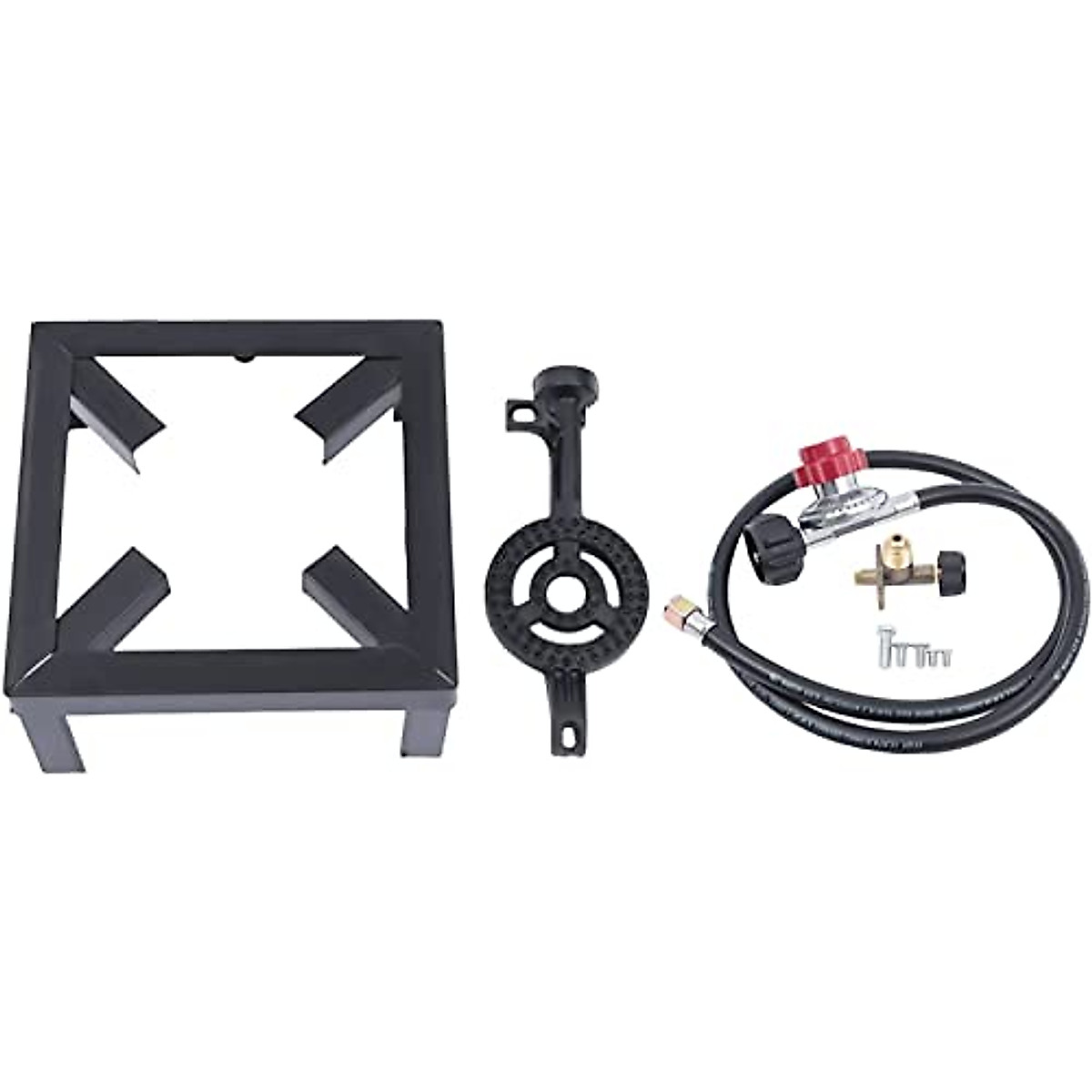 Grill Portable Outdoor Camping Stove 1 Burner Cooking Gas Cooker BBQ Grill Iron Burner Gas Camping Stove 20psi Gas Portable Cooker Single Burner Outdoor Camping Picnic Stove