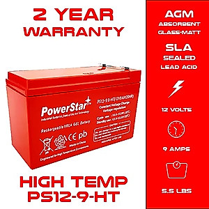 HIGH TEMP NPW45-12, NPW 45-12 12V 9Ah UPS Replacement Battery
