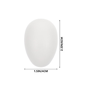 IMIKEYA 50pcs DIY Hand-painted Easter Egg Plastic Easter Eggs DIY Fake Egg Props Easter Egg Hunt, Surprise Egg, Easter Hunt Home Decor, Easter Theme Party Supplies