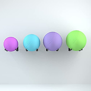 Lhysn Yoga Ball Holder, Wall Rack for Gym Garage Storage Yoga Ball, Suitable for Yoga Ball/Stability Ball/Theraband Ball/Stability Balls for Exercise/Barre Ball/Yoga Block/Basketball/Volleyball