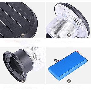 zeyujie Outdoor Waterproof LED Column Head LightSolar Column Head LightOutdoor Courtyard Led Home Garden Villa Outdoor Waterproof Wall Door LightGarden Square Wall Head Light