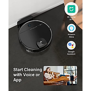 VIOMI V3 Max Robot Vacuum and Mop Combo with Smart Mapping Technology, 2700Pa Robot Vacuum Cleaner Work 300mins with Alexa/Google, Lidar Navigation Robotic Vacuums Cleaner for Pet Hair, Carpets,Floor