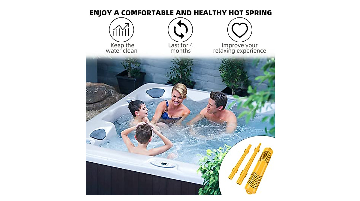 ROYOR Spa Mineral Sticks - Clean & Healthy Hot Tub Water