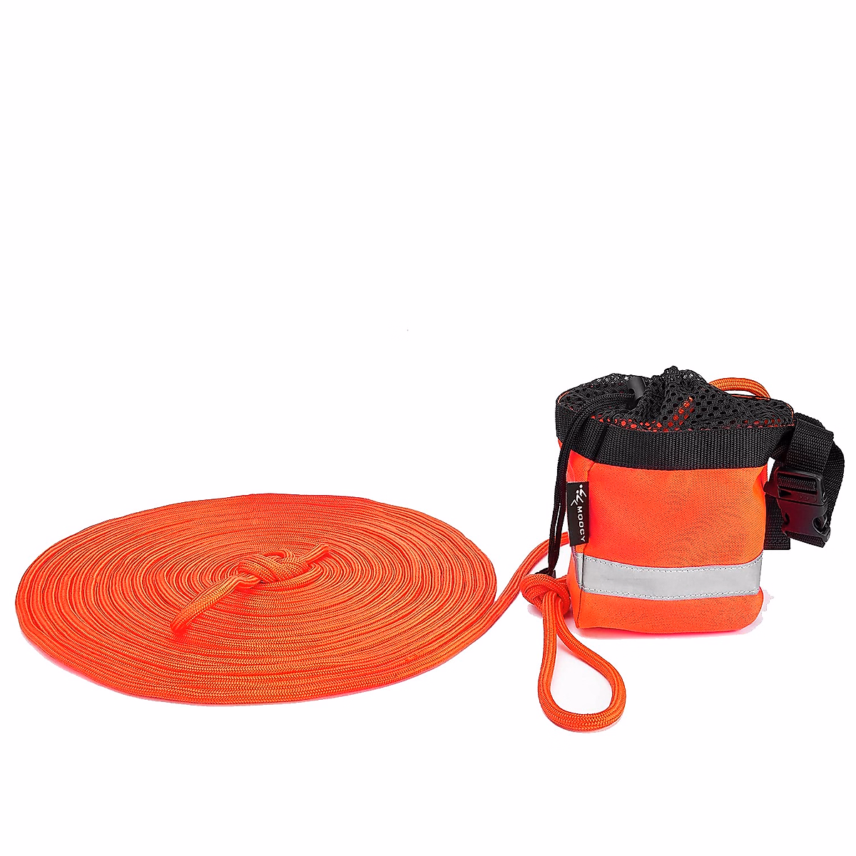 MOOCY Rescue Throw Bag with Floating Rope - Ultra Strong Water Rescue Equipment for Kayak Tow Line, Boat, and Canoe Accessories - Supports up to 1845lbs (100ft.)