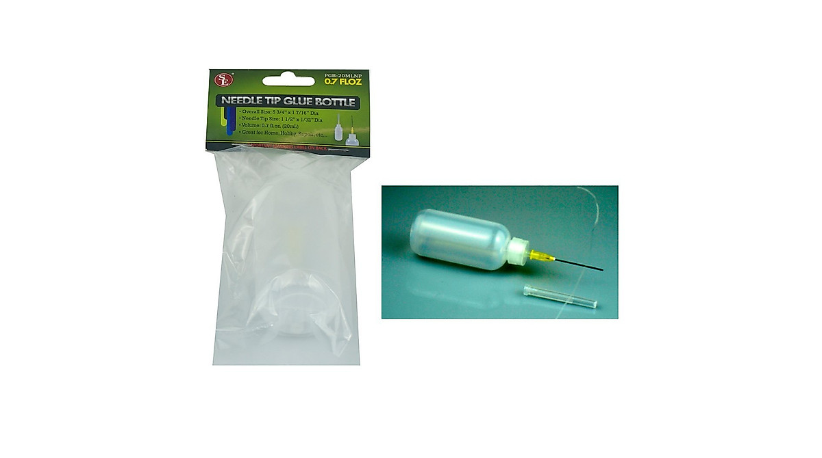 2 Needle Tip Liquid Flux Dispenser - 0.7 Oz Squeezable