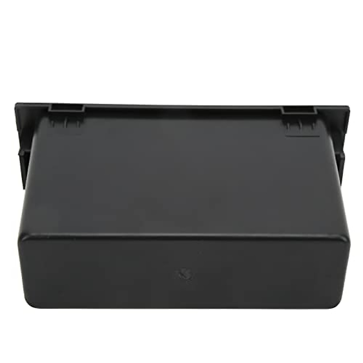 Dash Radio Storage Box, Interior Multi Application Single Din Large Space Dash Radio Pocket Black for Car Replacement for