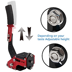 Htostar Racing PC Racing Game USB Handbrake,64 Bit USB Handbrake Compatible with G25 G27 G29 G920 T500 T300(With Clamp)