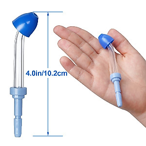 WyFun 4pcs Nose Washing Compatible with Waterpik Oral irrigator WP-100 WP-450 WP-250 WP-300 WP-660 WP-900