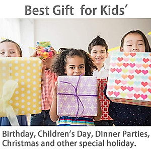 fangyunri Kids Apron with Pocket for Girls Unicorn Rainbow 6-12 Pink Child Art Smock Kitchen Bib Waterproof Toddler Chef Apron Adjustable Neck Strap for Cooking Painting Baking Crafting Art Gardening