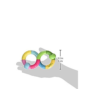 green sprouts Infinity Rattle | Encourages whole learning | Durable material made from safer plastic, Easy to hold & shake, Playful rattle sound