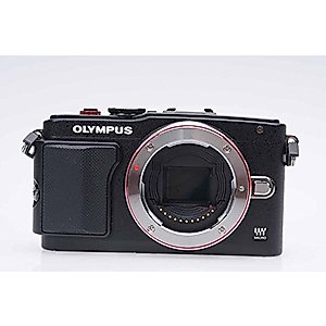 Olympus Pen Lite E-PL6 Digital Camera Body Only (Black)