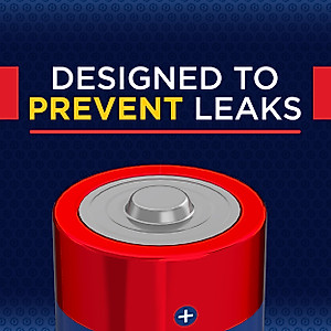 Rayovac Fusion D Batteries, Premium Alkaline D Cell Batteries (4 Battery Count)