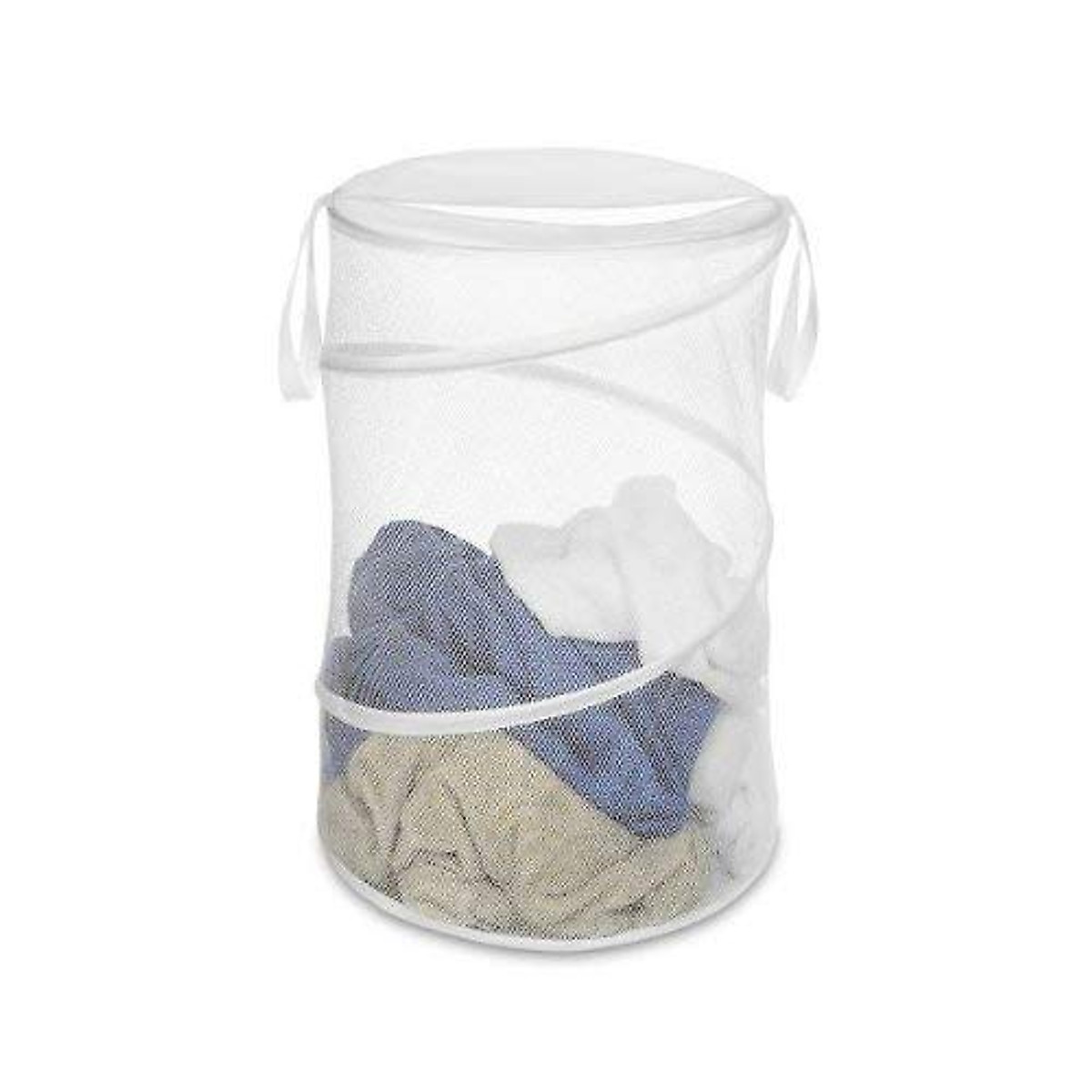 Whitmor 18" Collapsible Laundry Hamper White