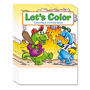 ZOCO - Let's Color - Coloring Books (25 Bulk Pack, Without Crayons) - Goodie Bag,Stocking Stuffers - Party Favors - Games, Puzzles, Fun Activities for Kids
