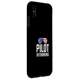 iPhone XS Max Helicopter Pilot In Training Plane Funny Airplane Heli Case