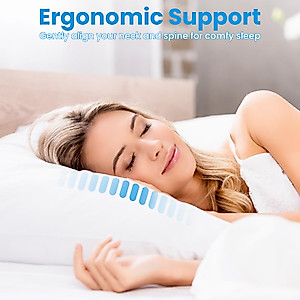 WINGLAM,Bed Pillows for Sleeping, Down Alternative Pillows, White,Microfiber Filled,Queen Pillows Set of 2,20x30 Inches,Super Soft,Hotel Collection,Queen Size Pillow for Back,Stomach or Side Sleepers