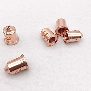 5PCS Professional Plasma Cutting Nozzles Cutting Torch Tips Electrode Cap Cutting Consumables