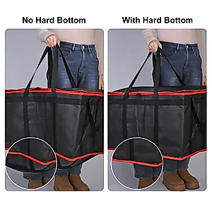 Bodaon 1PK Removable Hard Bottom for 23"W x 14"D Bag, XXX-Large Foldable Insulated Plate for Reusable Grocery Shopping Bags, Sturdy Supporter for Food Delivery Cooler Bag, Board for Catering Doordash