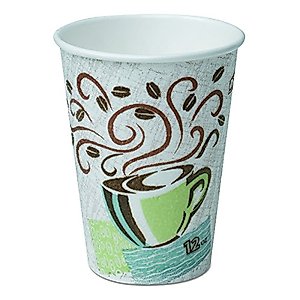 Georgia-Pacific PerfecTouch 5342DX WiseSize Coffee Dreams Insulated Paper Cup, 12oz Capacity (Case of 20 Sleeves, 25 per Sleeve)