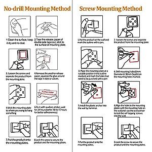 Wheanen Towel Hooks, Shower Hooks for Bathrooms Wall Mounted,Brushed Nickel SUS304 Stainless Steel Square Robe Hooks for Kitchen 4 Pack
