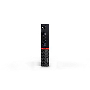 Lenovo ThinkCentre M700 Tiny Desktop, Intel Core i3-6100T Dual-Core 3.2GHz, 4GB DDR4, 128GB Solid State Drive, 802.11ac, Bluetooth, Win10Pro (Renewed)
