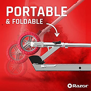 Razor Icon Electric Scooter –Up to 18 MPH, Up to 18 Miles Range, Foldable and Portable, Adult Electric Scooter for Commuting and Recreation