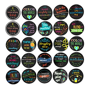 Really Good Stuff Positive Affirmation Chips - 100 Pack with 50 Motivational, Encouragement, Inspirational and Kindness Sayings