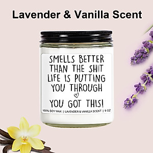 Younift Motivational Candle, Get Well Gifts for Women After Surgery, Breast Cancer Gifts for Woman, Cancer Care Gifts, Encouragement Gifts, Get Well Soon Gifts for Women, Men, Chemo Patients