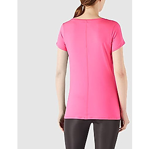 Under Armour Womens HeatGear Armour Short-Sleeve T-Shirt , Beta Tint (658)/Metallic Silver , Large