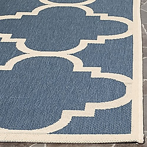 SAFAVIEH Courtyard Collection 2&#039; x 3&#039;7&quot; Terracotta CY6243 Moroccan Trellis Indoor/ Outdoor Waterproof Easy-Cleaning Patio Backyard Mudroom Accent-Rug