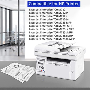 KCMYTONER Compatible Toner Cartridge Replacement for HP 14X CF214X Work with Laserjet Enterprise 700 M712 M725 M712dn M725X Series Printer - Black 2 Pack