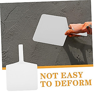 2pcs Plastering Concrete Finishing Tool Cement Trowel Finishing Trowel for Cement Flat Trowel Scraper Plastic Trowel Concrete Finishing Trowel Plastic Trowel