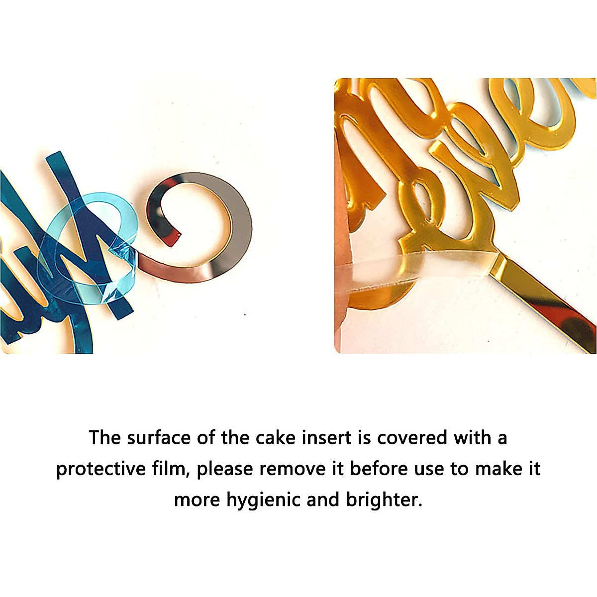 Cake Topper Mini Balloon Garland Confetti Acrylic Happy Birthday Cupcake Topper for Birthday Cake Supplies Decorations