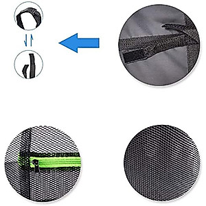 HYDGOOHO 6 Layer 2ft Herb Drying Rack Net Mesh with Green Zippers Hydroponics,Bonus Hook Drying Rack Herbs for Plant Bud Seed, Mesh Hanging Plant Dry,Herb Dry Net for Garden (6 Layer, Open Type)