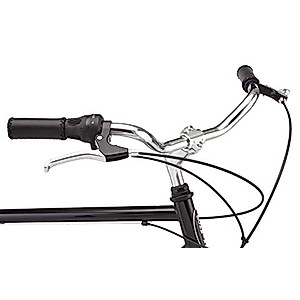 Schwinn Wayfarer Adult Hybrid Bike, Mens and Womens, 18-Inch/Medium Steel Step-Over Frame, 7-Speed Drivetrain, Rear Rack, 700C Wheels, Black