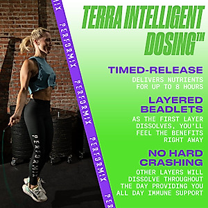 PERFORMIX - SST Multi+ Multivitamin - Natural Energy - Timed-Release - Immune System & Metabolic Support - Weight Goals - Caffeine, Biotin, Vitamin A, C, D, E, B6 & B12 - Women & Men - 60 Count