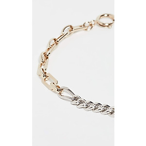 Justine Clenquet Women's Vesper Bracelet, Gold & Silver, One Size