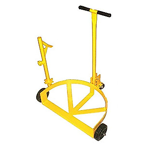 Drum Dolly, 1200 lb, 6 In H, 5, 30, 55 gal.