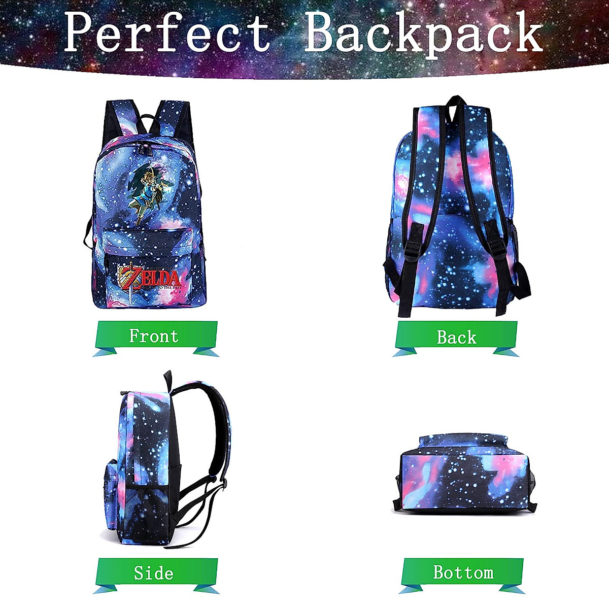 Qoinied Boys Kids Girls Backpack for School Travel Backpack For Women Men Laptop Backpack for Girls Boys (S15)