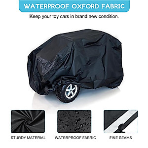 tonhui Kids Ride-On Toy Car Cover, Outdoor Wrapper Resistant Protection for Electric Battery Powered Children Wheels Toy Vehicles - Universal Fit, Water Resistant
