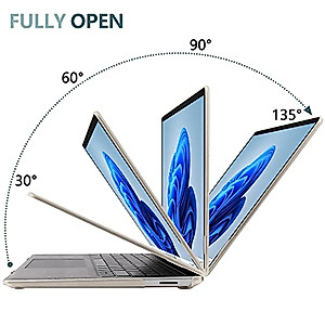 DONGKE Case ONLY Compatible with 13.5" Microsoft Surface Laptop 5/4 / 3 Laptop with Alcantara Keyboard Model: 1950/1958, Plastic Hard Shell Case with Keyboard Cover & Screen Protector, Cream Stone