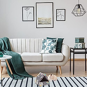 POPETPOP Cute Chinchilla House 2Pcs Hamster Sleeping Bag Rat Hamster House Bed Small Pet Nest Hideout Pouch Winter Sack Cage Nest Bed for Guinea Pig Squirrel Ferret Chinchilla Style1