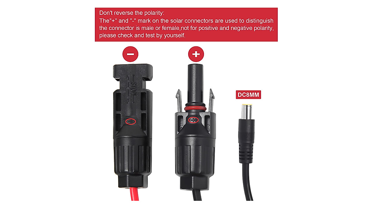 10Ft Solar Panel Connector - High Quality Adapter Cable