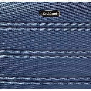 Rockland Melbourne Hardside Expandable Spinner Wheel Luggage, Navy, Carry-On 20-Inch