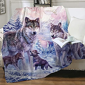 KYKU Blankets and Throws - Fleece Blanket Decorative for Adults and Kids Design Pretty Art Gift Home Decorative Living Room Sofa Hug Plush Soft Beding Nap Cozy Blanket